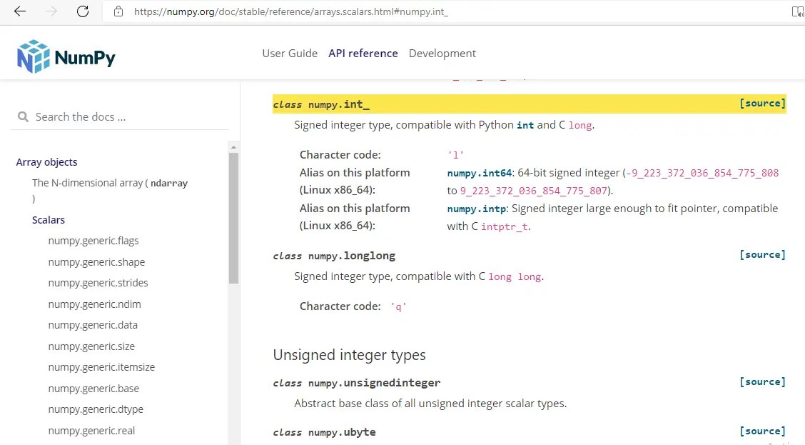 Python numpy float to int