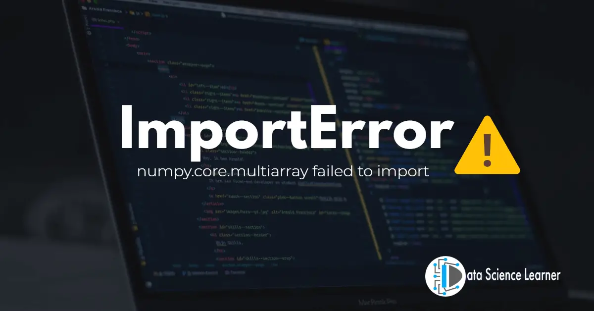 Importerror Numpy Core Multiarray Failed To Import Cv2 Matplotlib Hot