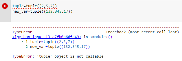 Typeerror tuple object is not callable : Get the Tricks to Fix it
