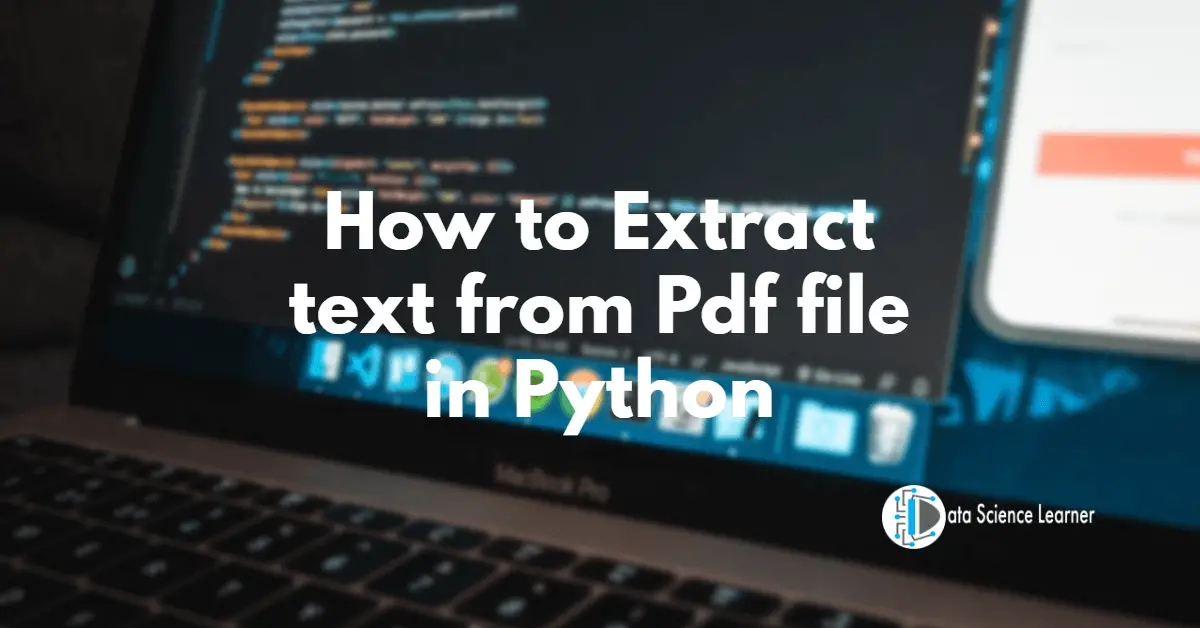 How To Extract Text From Pdf File In Python